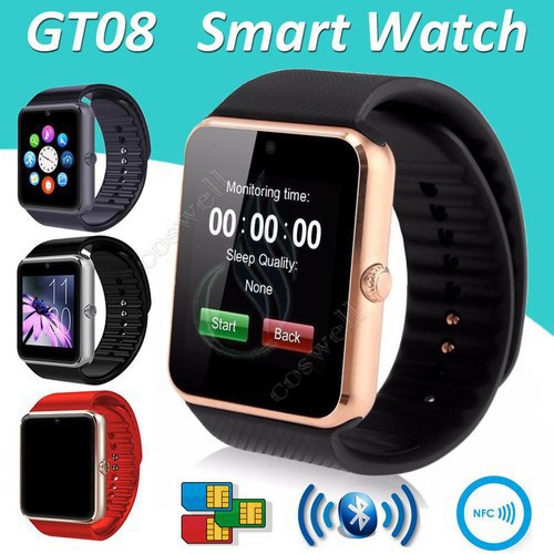 Đồng hồ thông minh Smartwatch GT08 - gắn SIM, gọi điện, nghe nhạc, chụp ...