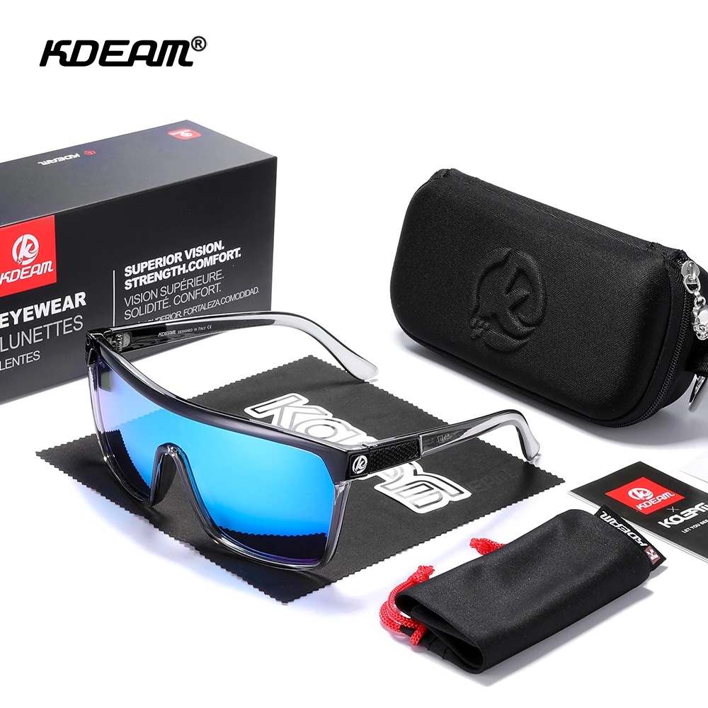 KDEAM Kính Mát Nam Phân Cực Chống Nắng Màu Phản Quang Hình Mèo.3 Thời ...