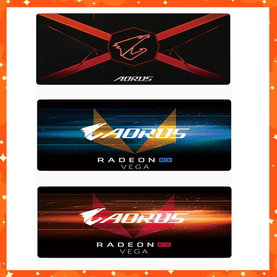 Lót Chuột Cỡ Lớn 30x80 cm, Full Bộ Aorus ROG Gaming, Chất Liệu Cao Su ...