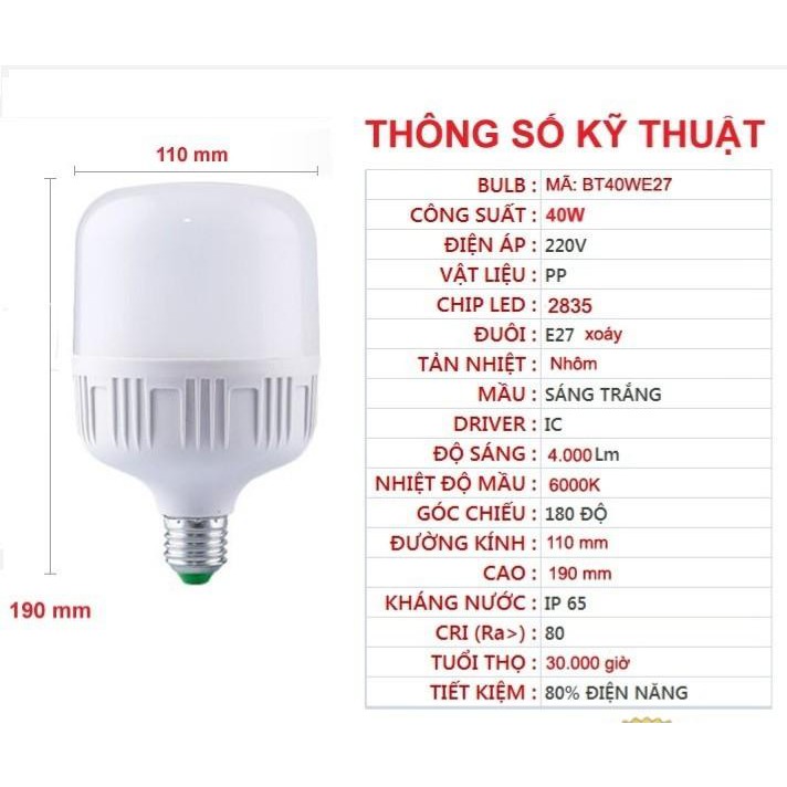 Bóng Đèn Led Búp Siêu Tiết Kiệm Điện, Siêu Sáng, Bóng Led Bulb, Bóng ...