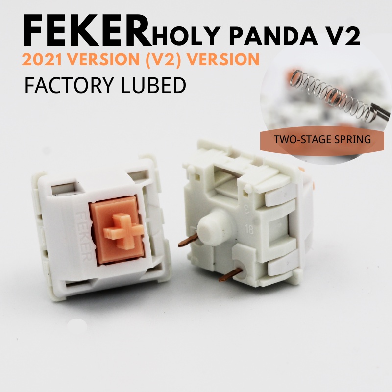 Pre-lubed 110pcs 5 Pin FEKER Panda Switch is Similar To The Holy Panda ...
