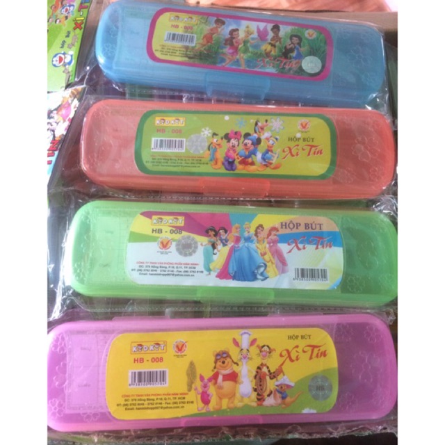 Hộp đựng bút nhựa đẹp 1 ngăn Xì Tin | Shopee Việt Nam