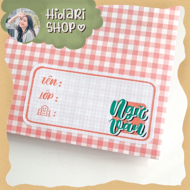 Combo Nhãn Vở Môn Học Tiện Lợi - Sticker Ham Học - Hidari | Shopee Việt Nam