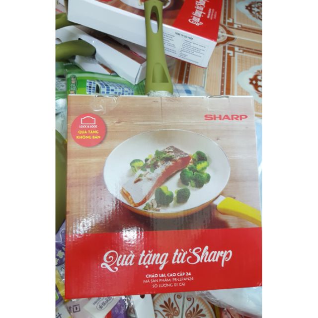 Chảo sharp lock&lock 24cm | Shopee Việt Nam