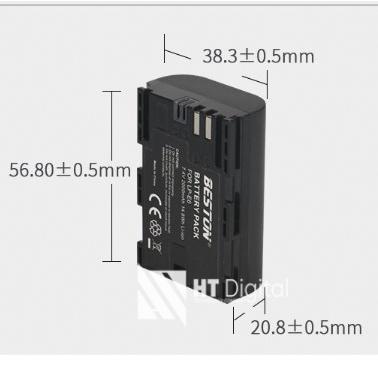 Bộ 2 pin và sạc đôi cho Canon LP-E6/E6N/E6NH Beston dùng cho máy ảnh CANON R5C RA R5 R65D II 5D ...