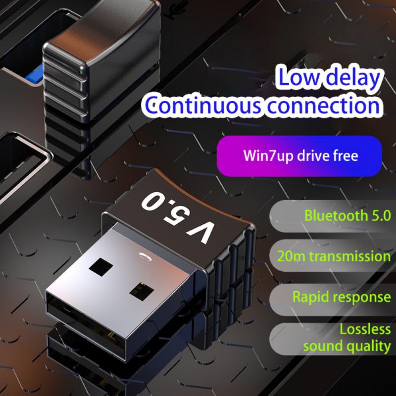 Usb Bluetooth 5.0 Truyền Tín Hiệu Bluetooth Hỗ Trợ Chuột Và Bàn Phím ...