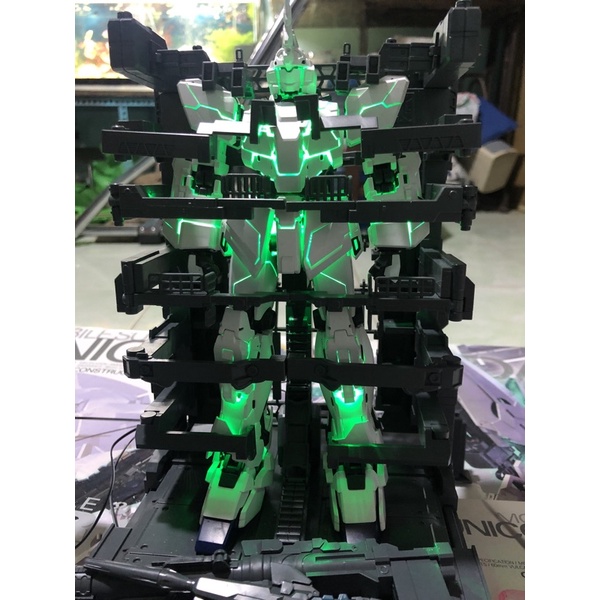 Mô Hình Gundam MGEX MG Extreme Unicorn Gundam ver.Ka full LED đã ráp ...