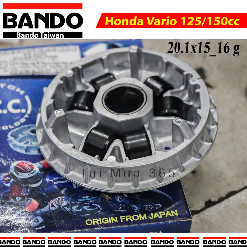 Bi nồi Bando Độ Honda Vario, AB125, PCX, SHVN, SH Ý, Click 125, SH Mode ( 12,2g, 14g, 15g, 16g ...