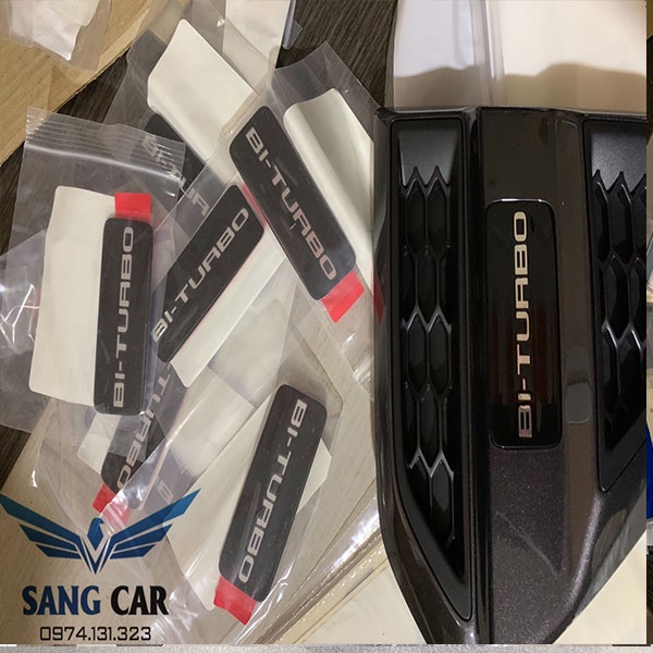 Chữ biturbo dán trên ốp mang cá ford ranger ,everest chính hãng ...