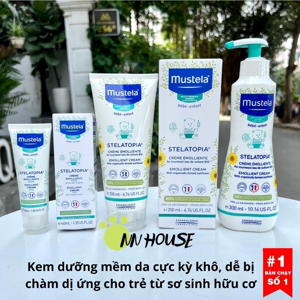 Kem dưỡng ẩm da khô,chàm cơ địa, kích ứng Mustela Stelatopia,kem dưỡng ...