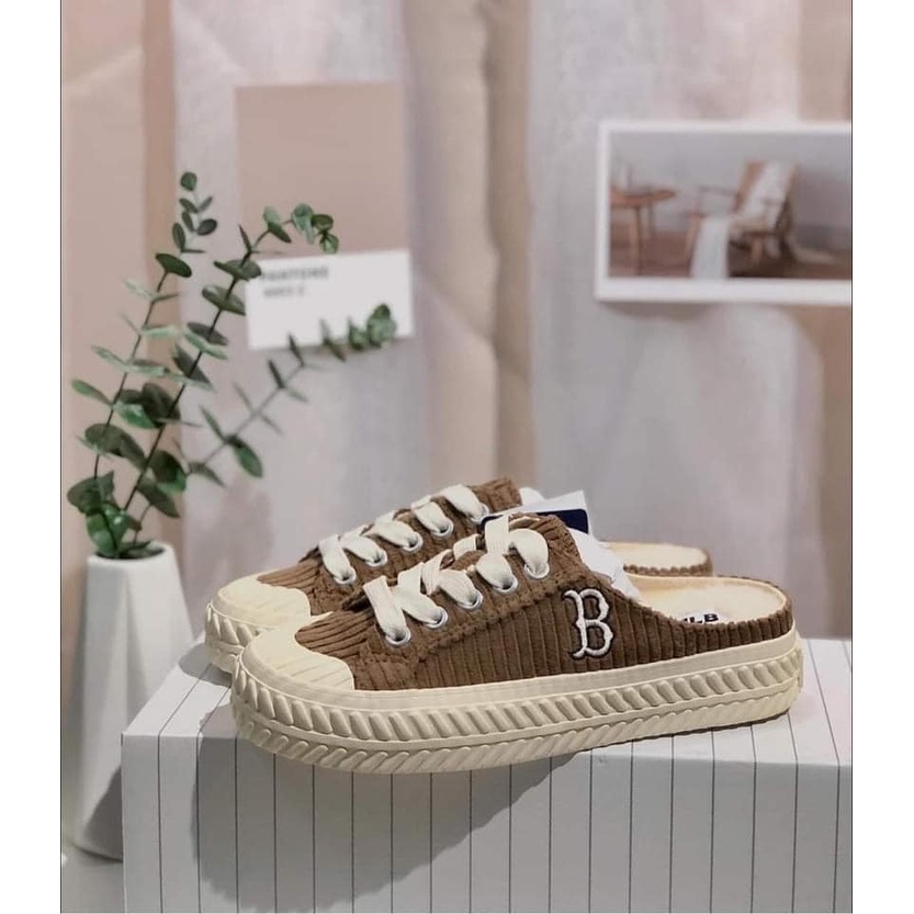 [CHÍNH HÃNG] GIÀY MLB MULE BOSTON | Shopee Việt Nam