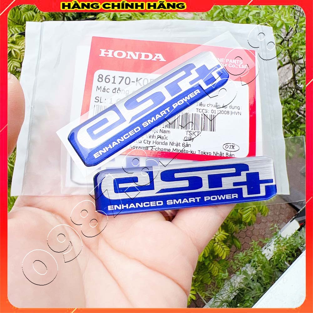 Tem Nổi ESP+, ESP Plus Chính Hãng Honda - Tem ESP Dán Pô E, Bầu Gió ...