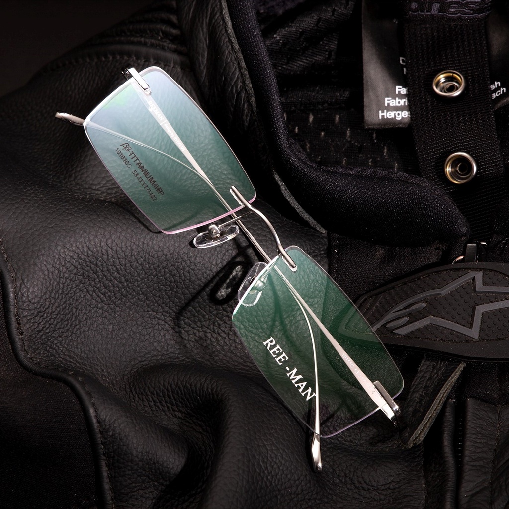 Gọng kính mắt nam nữ thời trang EYE PLUS không viền hợp kim ip-titanium ...