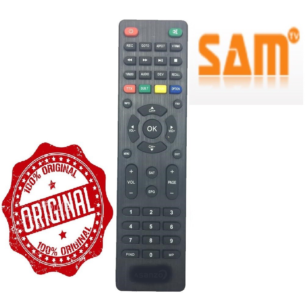 Remote điều khiển tivi SAM mẫu 2 | Shopee Việt Nam