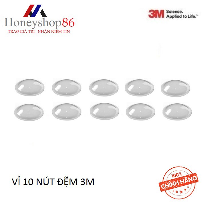 VỈ 10 Nút Đệm Cao Su 3M SJ5302 Hình Vòm HONEYSHOP86 | Shopee Việt Nam