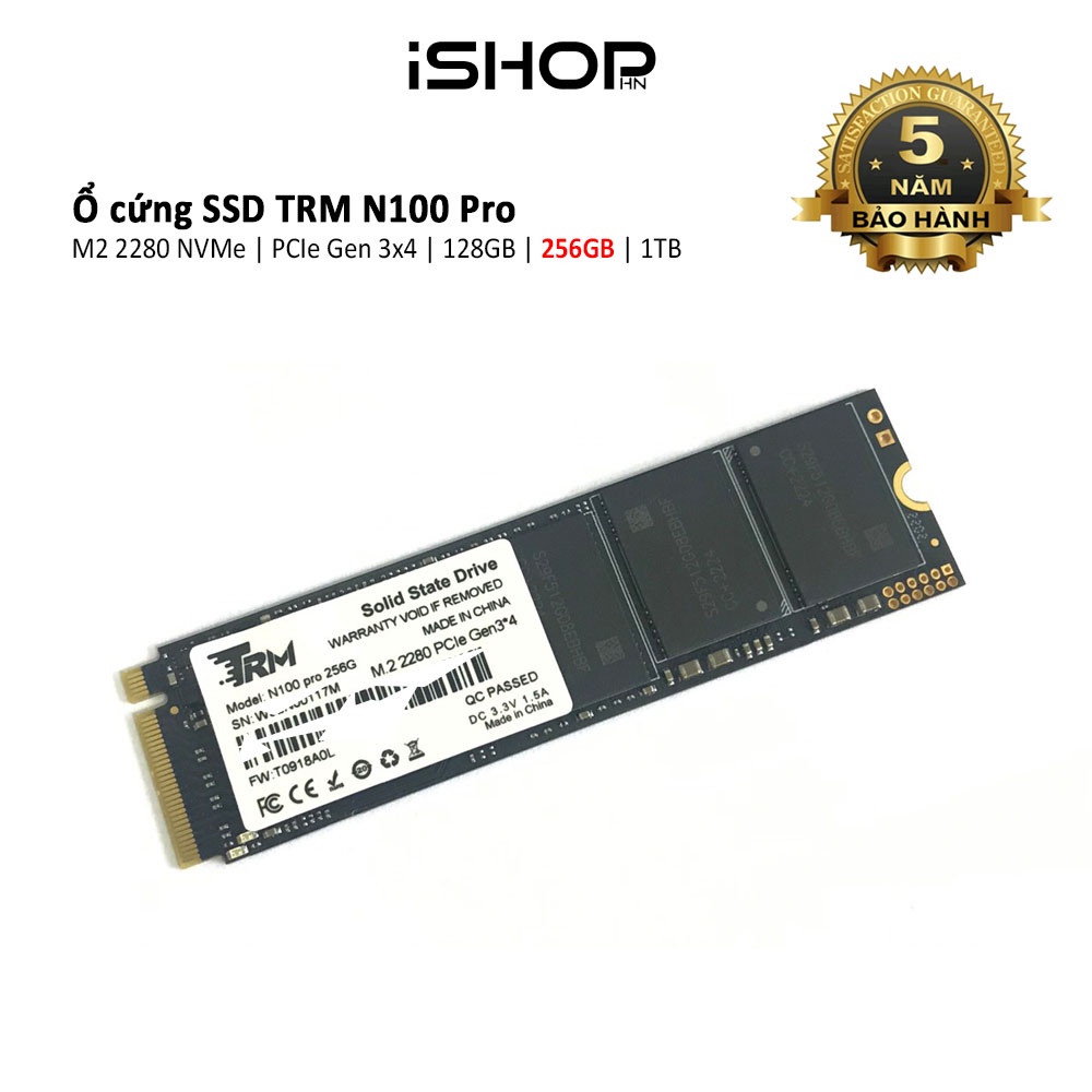 Ổ cứng SSD TRM N100 Pro dung lượng 128GB/256GB/512GB/1TB M2 NVMe | Bảo hành 60 tháng | Shopee ...