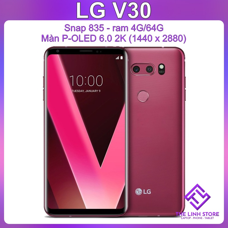 Điện thoại LG V30 ram 4G 64G - Snap 835 Màn OLED 6 inch 2K | Shopee Việt Nam