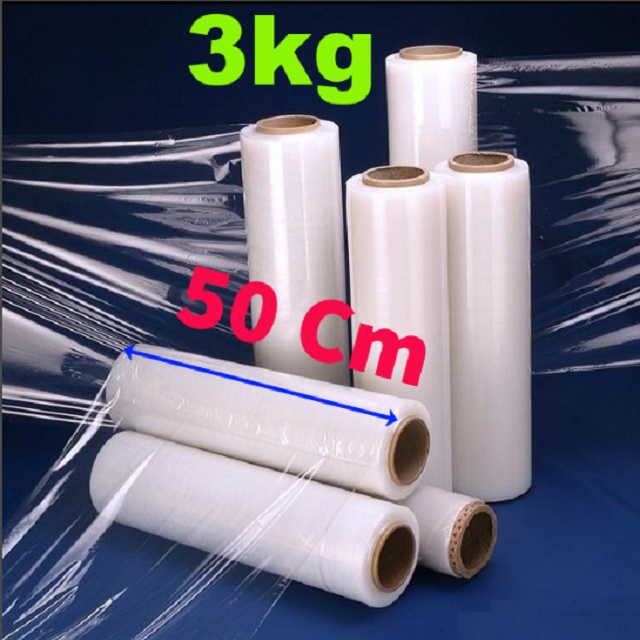 Màng PE Khổ 50cm ( 3kg ) , Màng PE Quấn Pallet, Quấn Hàng Hóa | Shopee Việt Nam
