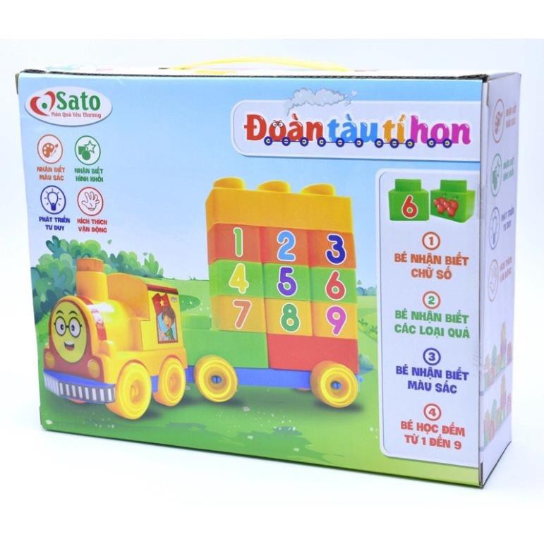 [ HÀNG CHÍNH HÃNG ] Đồ chơi an toàn Sato - Đoàn tàu tí hon Bảo hành 6 ...