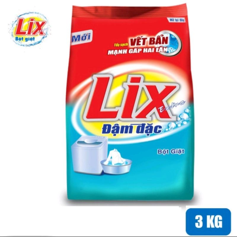 Bột Giặt Lix Đậm Đặc 3kg | Shopee Việt Nam