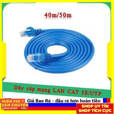 Dây cáp mạng LAN CAT 5E/UTP 40m/50m | Shopee Việt Nam