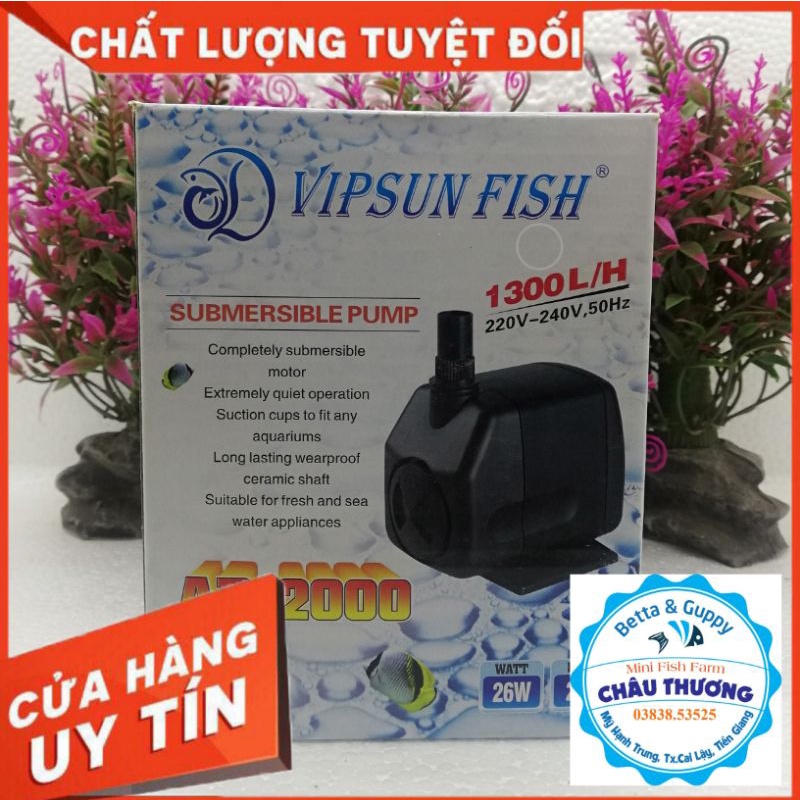 Máy bơm hồ cá Vipsun Fish AP-2000( 26w) | Shopee Việt Nam