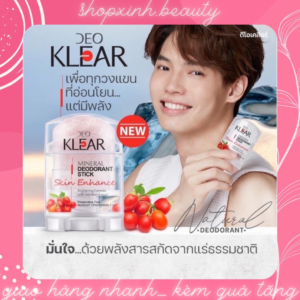 Lăn Đá Khoáng Khử Mùi DEO KLEAR Thái Lan 70g | Shopee Việt Nam