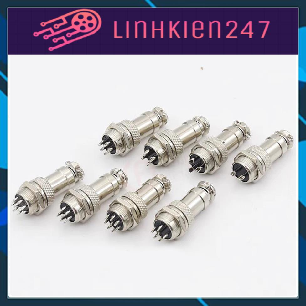 Bộ 2 Jack GX12 Đực Cái Từ 2P-7P | Shopee Việt Nam