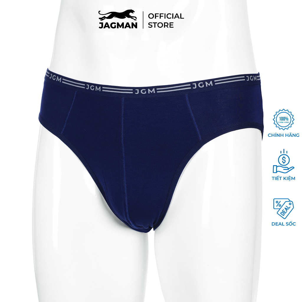 Quần lót nam tam giác brief cạp vừa Jagman JUS003 sợi bamboo cao cấp ...
