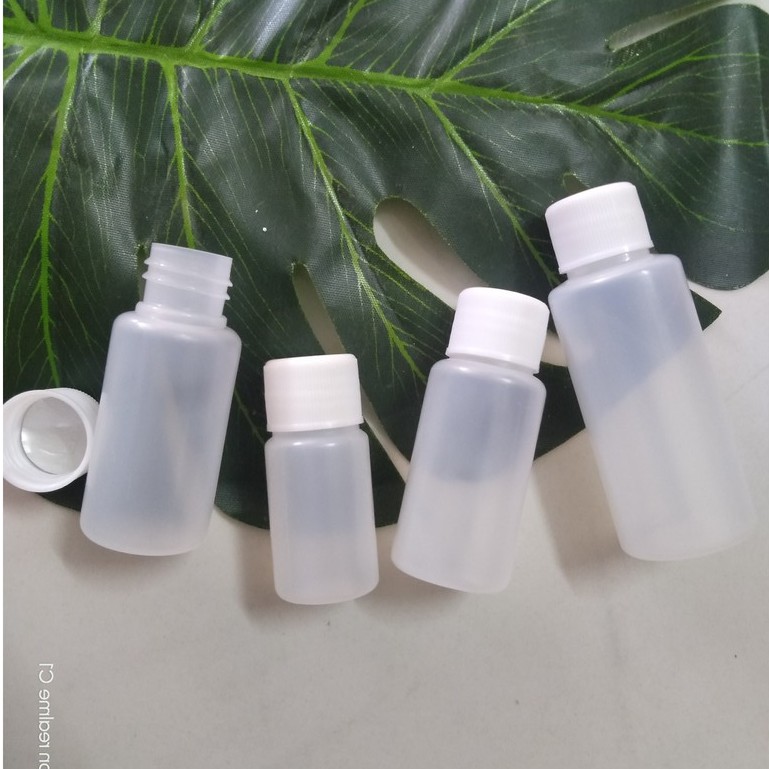 Chai nhựa mềm nắp vặn trắng 10ml / 20ml / 30ml / 50ml - chai lọ nhựa mềm chiết mỹ phẩm du lịch ...