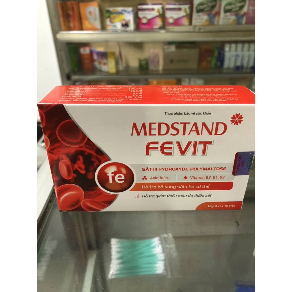Bổ sung sắt và Acid Folic cho người thiếu máu, bà bầu - Medstand Fevit ...