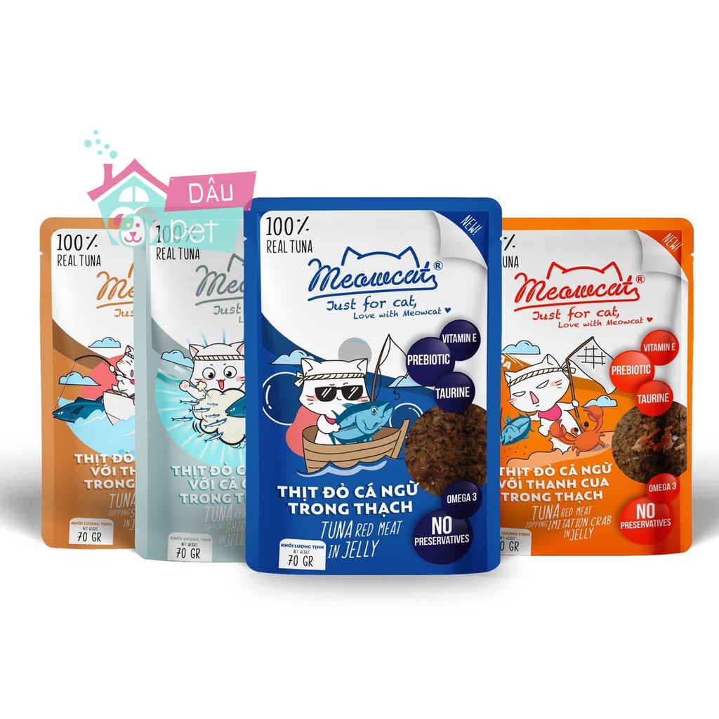 Pate Meowcat cho mèo 70g | Shopee Việt Nam