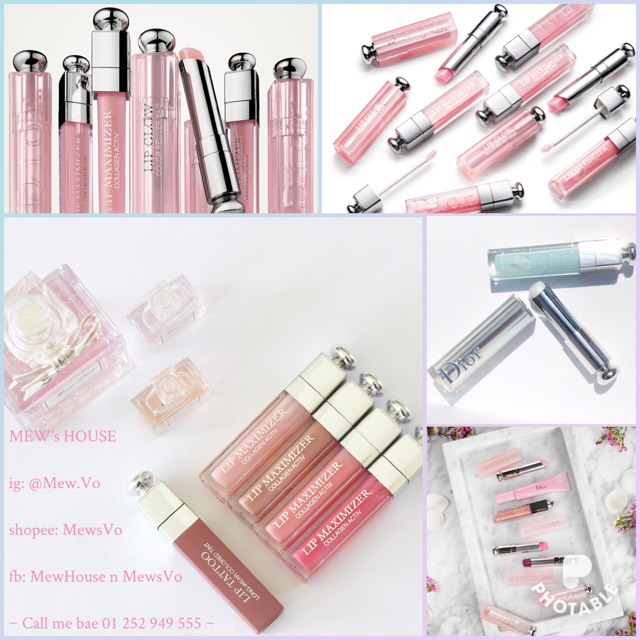 [Tổng hợp] Son dưỡng Dior Addict Lip Glow Color Reviver Balm và Maximizer Collagen Activ ...