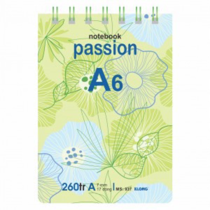 Sổ tay lò xo KLONG passion notebook 200/260 trang | Shopee Việt Nam
