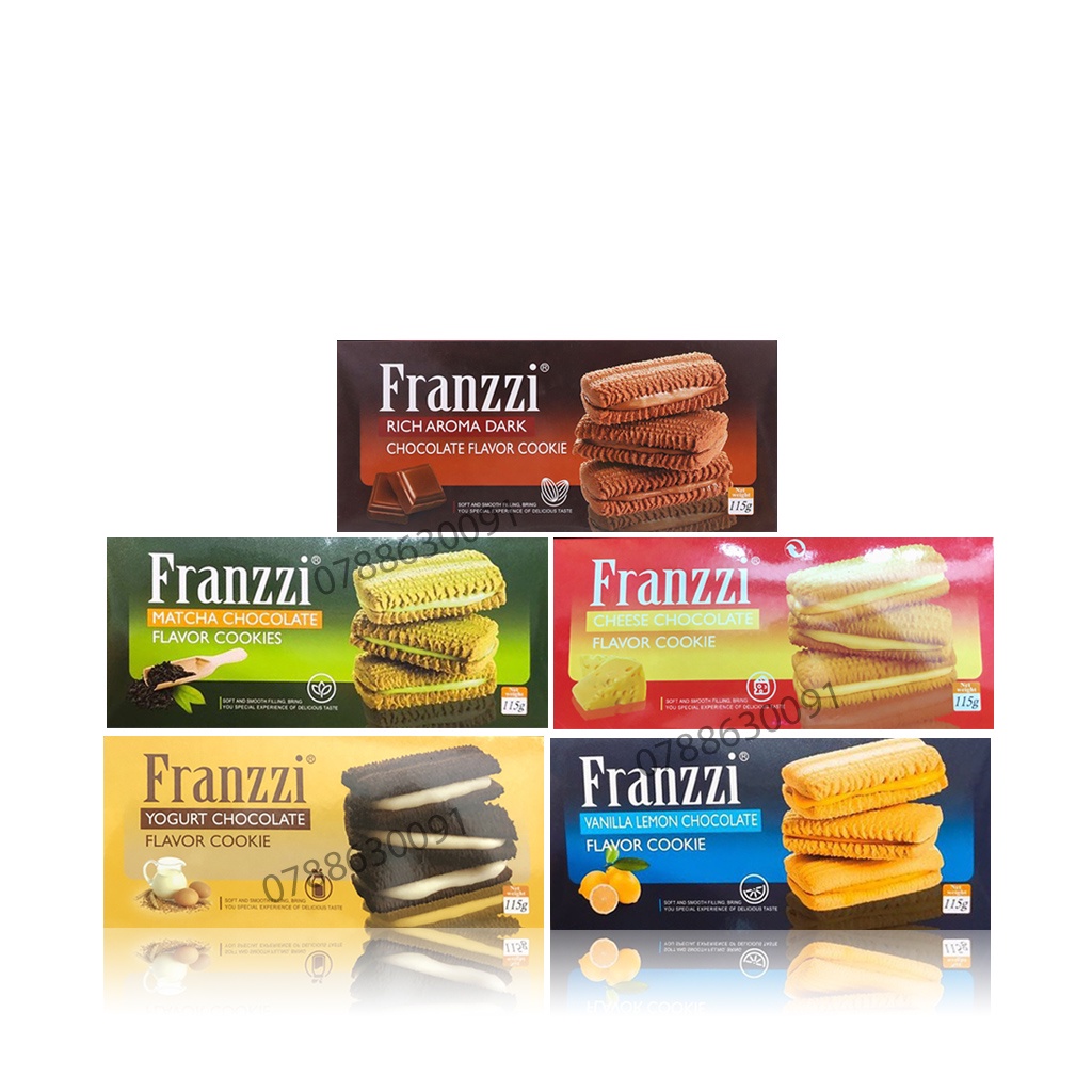 Bánh Quy FRANZZI Nhân Kem Socola - Hộp 115 gram | Shopee Việt Nam