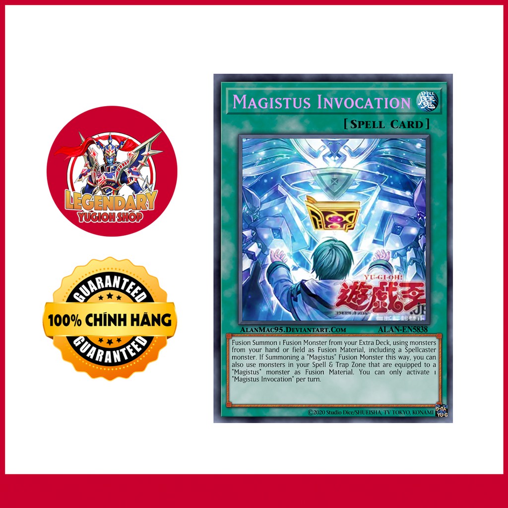 [Thẻ Bài Yugioh Chính Hãng] Magistus Invocation | Shopee Việt Nam