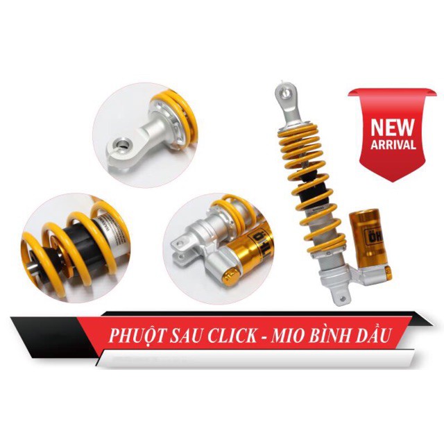 Phuộc sau bình dầu có tăng chỉnh cho click vario luvias | Shopee Việt Nam