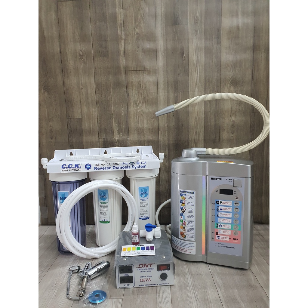 Trọn bộ Combo máy lọc nước điện giải ion Kiềm Trevi Fw-107 | Shopee ...