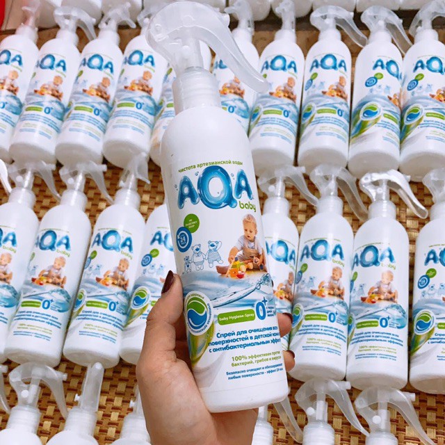 Xịt khuẩn AQA Nga 300ml date mới | Shopee Việt Nam