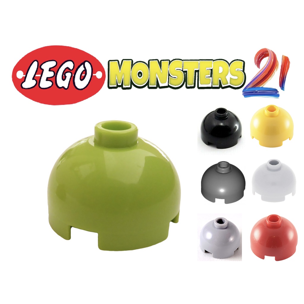 [LEGO MONSTER21]-30367-Brick, Round 2 x 2 Dome Top - Hollow Stud with ...
