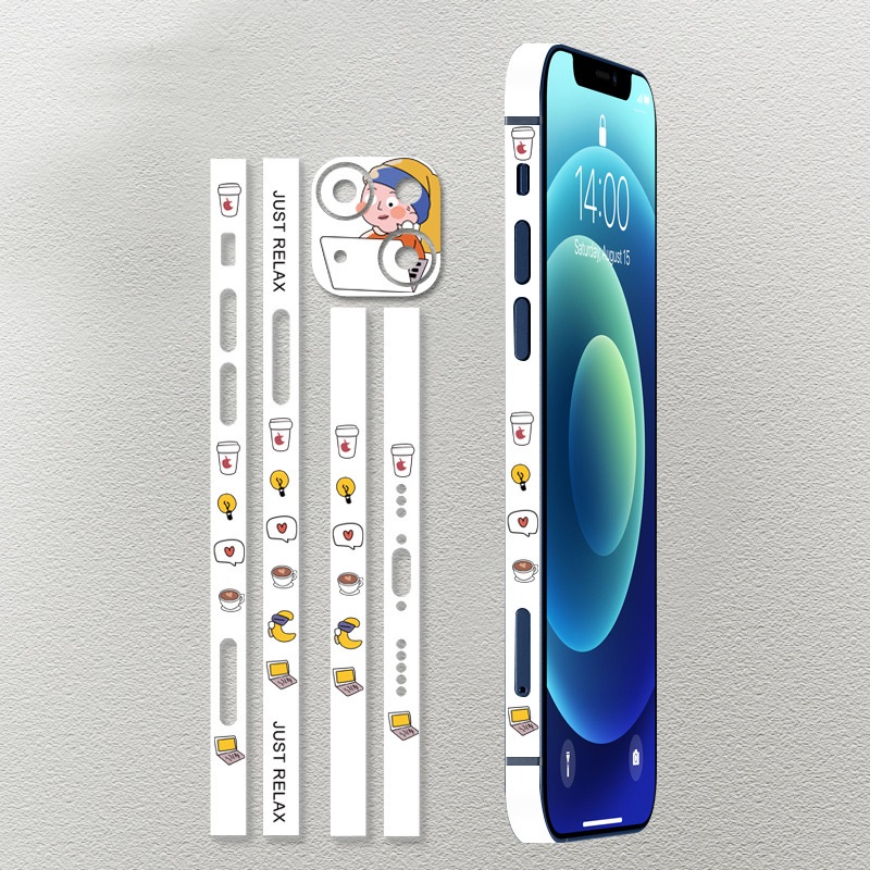 Miếng dán Viền Điện Thoại IP 13 PROMAX /IP 14 PROMAX /PRO Dán viền PPF ...