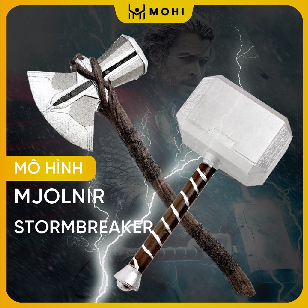 [HÀNG CÓ SẴN - RẺ NHẤT SHOPEE] Mô hình Búa Mjolnir và StormBreaker của ...