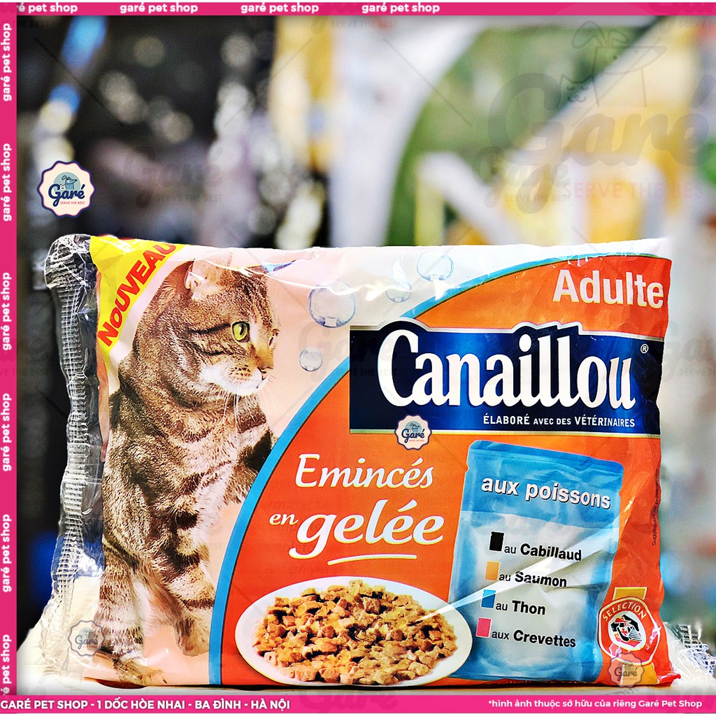 100gr - Pate Canaillou dạng thịt viên nhiều sốt thơm ngon đủ vị cho Mèo ...