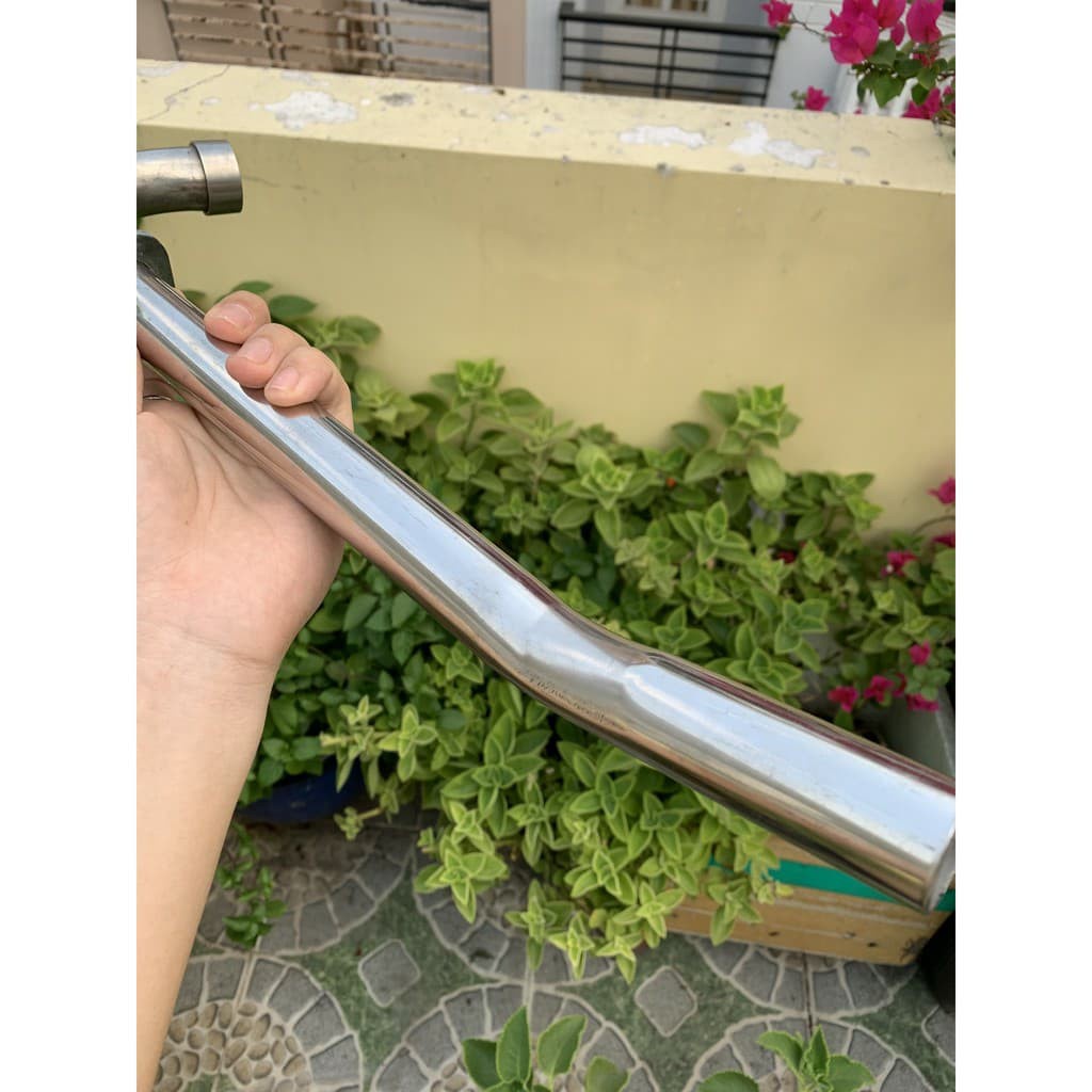 Cổ pô wave 2017 - 2020 inox 304 size 27 / cổ wave hàn pô zin các dòng ...
