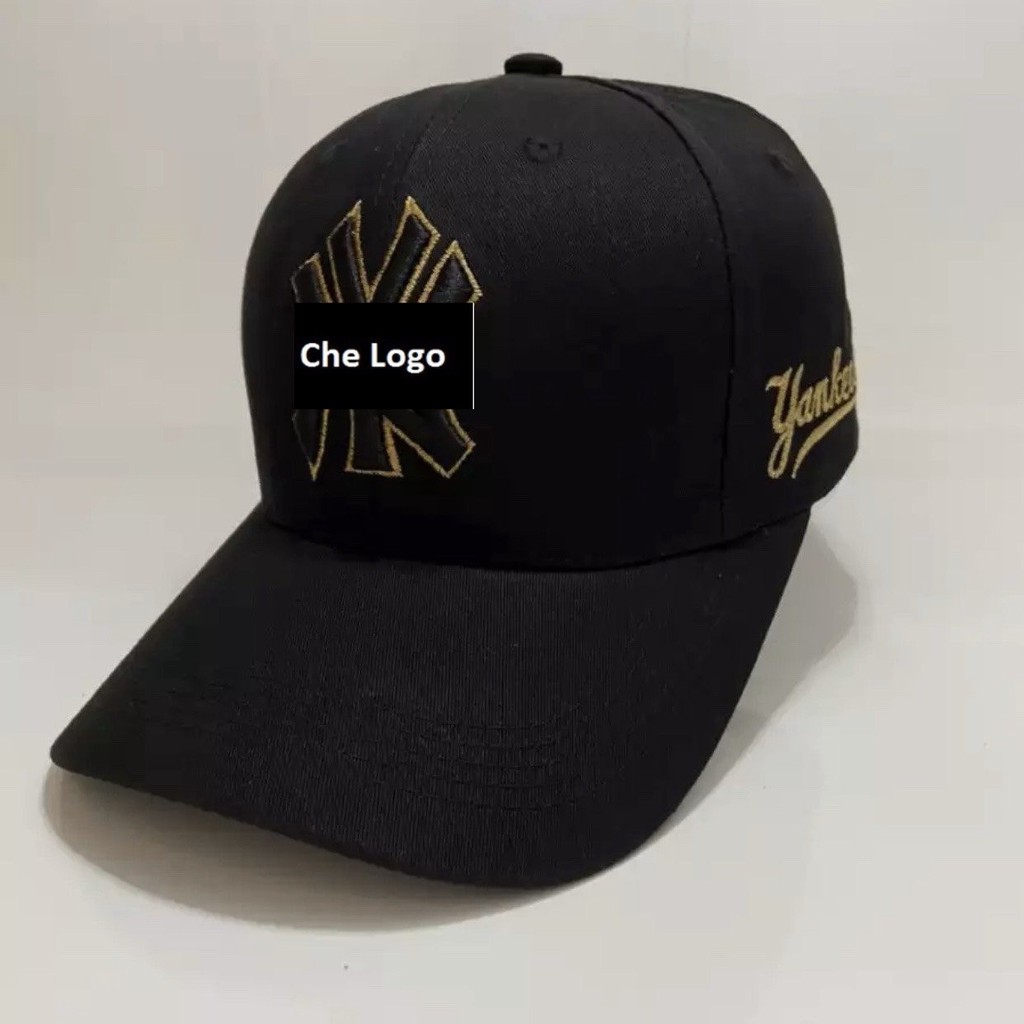 Mũ lưỡi trai nam nữ thêu NYYY đen chữ vàng - kiểu dáng thời trang theo ...