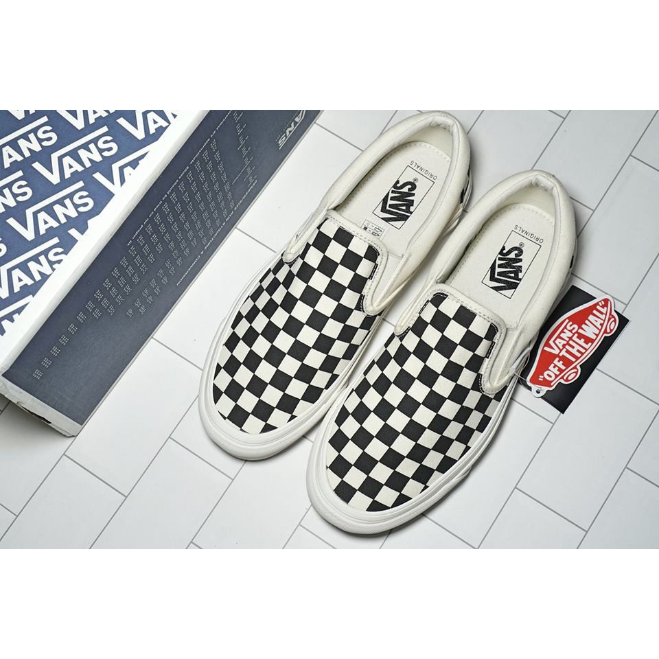 GIÀY VANS VAULT OG CHECKERBOARD CLASSIC SLIP-ON LX | Shopee Việt Nam