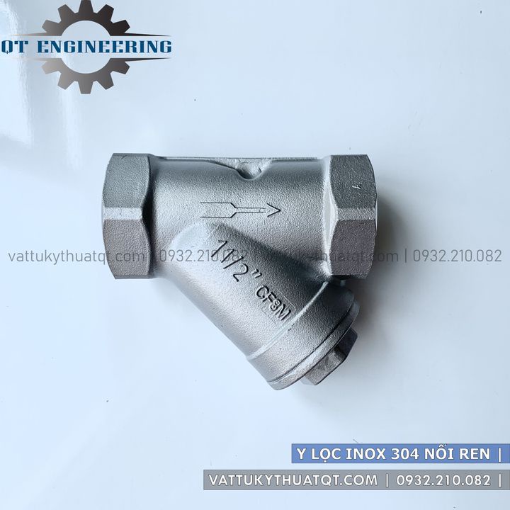Y Lọc Inox 304 Nối Ren | DN32,DN40 [VATTUKYTHUATQT.COM] | Shopee Việt Nam