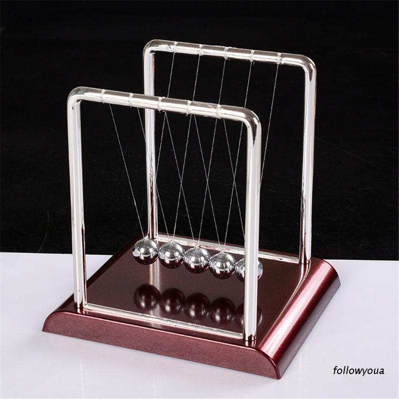 Newton's Cradle Steel Balance Physics Science Pendulum Desk Toys Games ...