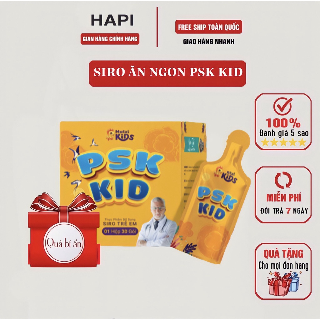 Siro Ăn Ngon PSK KID - MAXICORP Hỗ Trợ Bé Cải ThiệnTáo Bón, Ăn Ngon Ngủ ...
