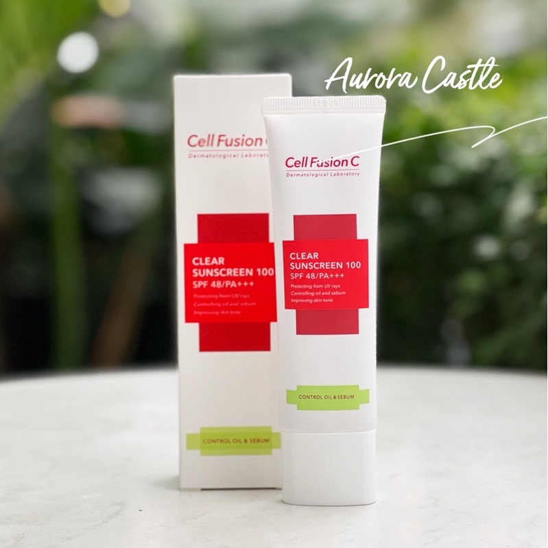 Kem ch ng n ng Cell Fusion Clear Sunscreen 100 SPF 48 PA Shopee Vi t Nam
